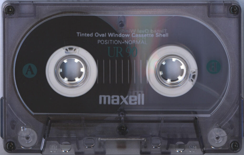 Maxell UR 90 (1988) - Cassette Tape Artwork Maxell UR 90 (1988) - Cassette Tape Artwork