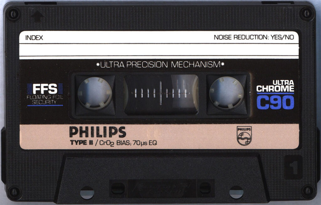 Philips Ultra Chrome C90 (1981) - Cassette Tape Artwork