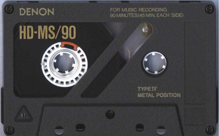 Denon HD-MS 90 (1990) - Cassette Tape Artwork