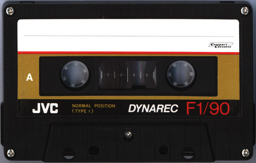 JVC F1 90 (1983) - Cassette Tape Artwork