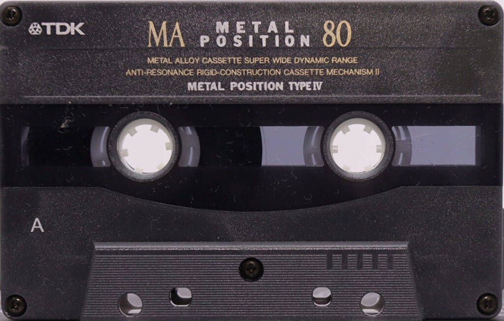 TDK MA 80 (1993) - Cassette Tape Artwork
