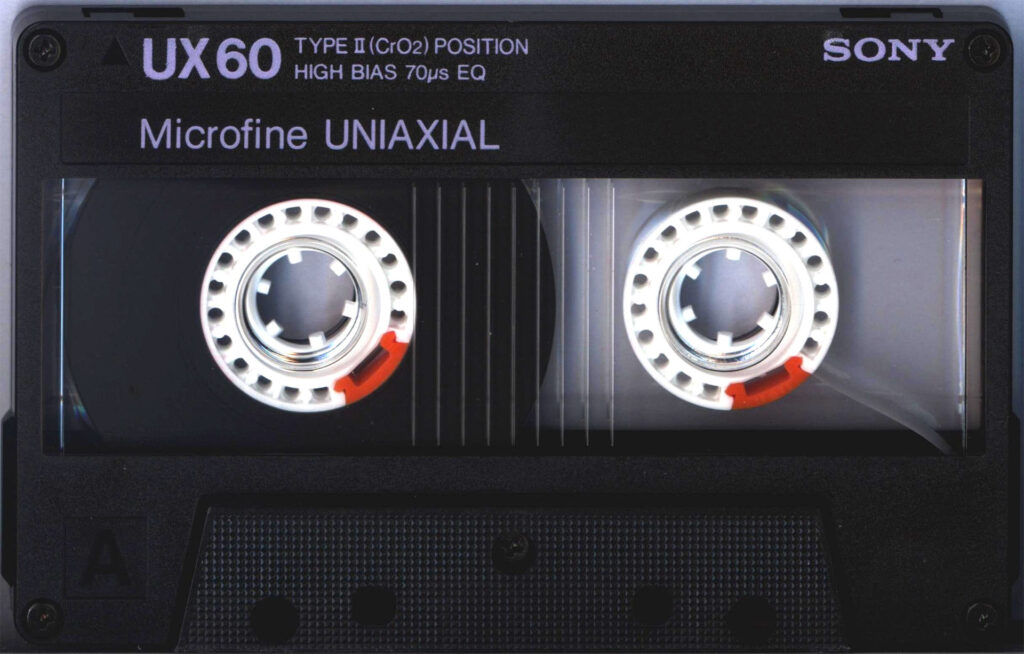 Sony UX 60 (1986) - Cassette Tape Artwork